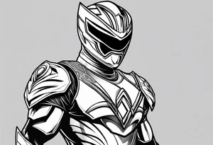 Power ranger tattoo idea | TattoosAI