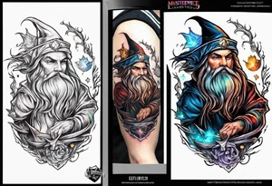 Wizard Tattoo Ideas | TattoosAI