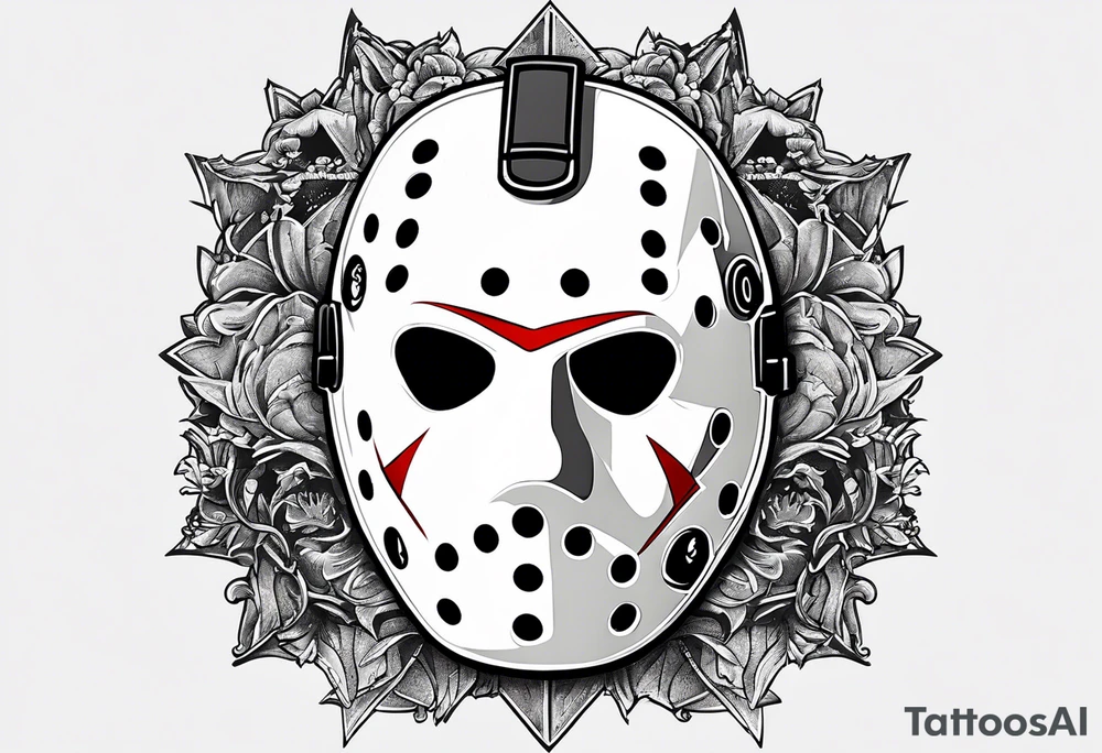 Friday the 13th Jason mask, Star Wars tattoo idea | TattoosAI