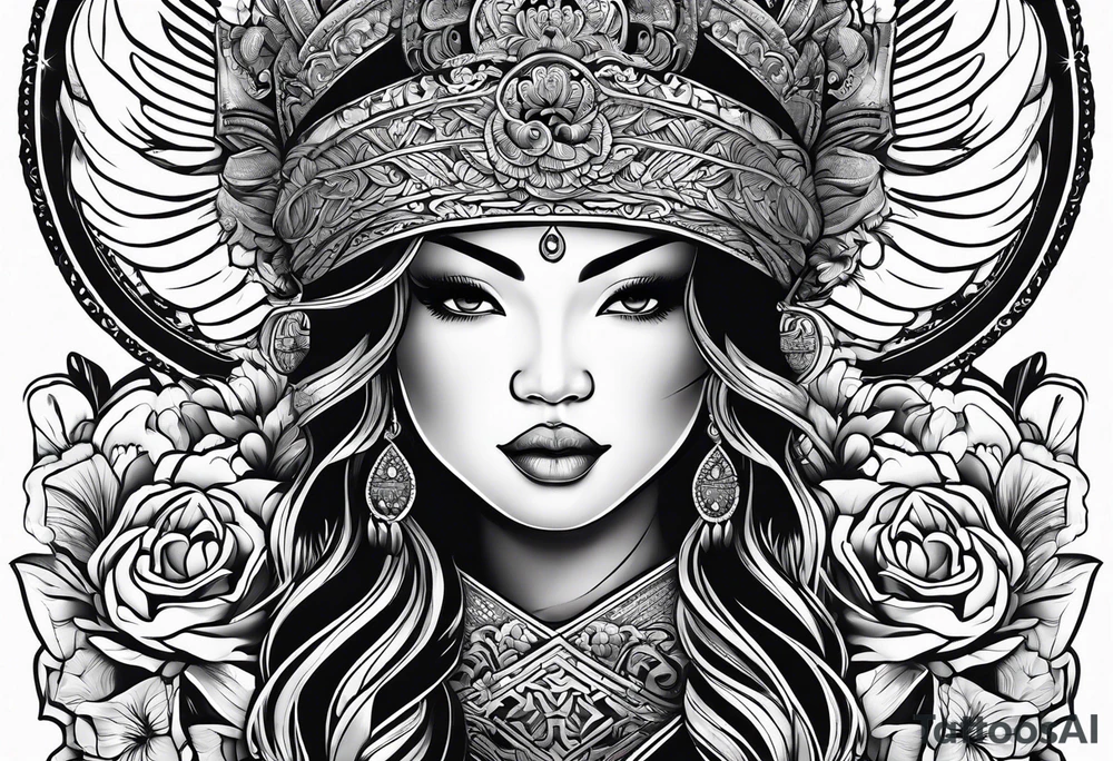 Filipino, Chinese, Cuban, Jamaican, Irish mix tattoo idea | TattoosAI