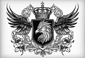 Simpson Family Crest tattoo idea | TattoosAI