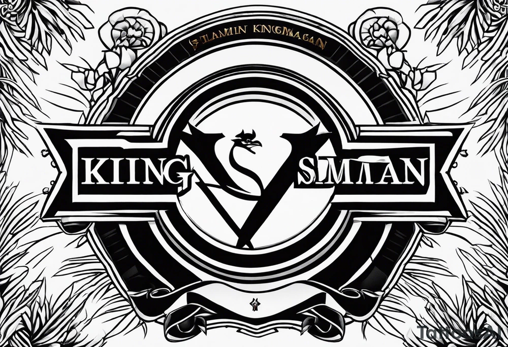 Logo de la pelicula kingsman tattoo idea | TattoosAI