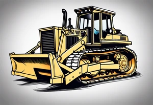 Killdozer tattoo idea | TattoosAI