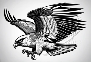Osprey Tattoo Ideas | TattoosAI