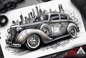 Civil engineering symbol tattoo idea | TattoosAI