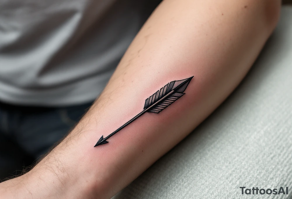 Japanese arrow tattoo idea | TattoosAI