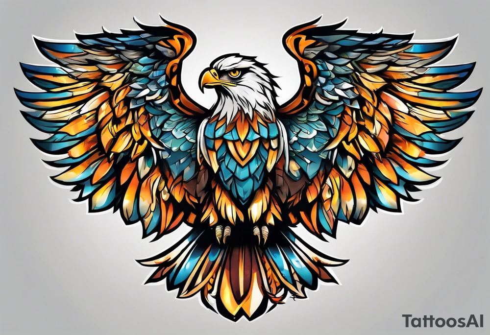 Hawk tuah tattoo idea | TattoosAI
