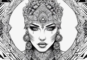 Skin ripping tattoo idea | TattoosAI