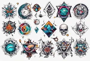 Chaos theory tattoo idea | TattoosAI