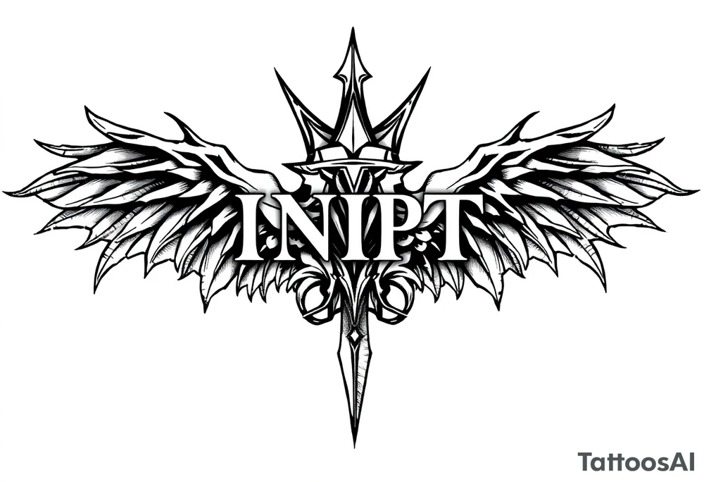 An INFP T inspired tattoo tattoo idea | TattoosAI