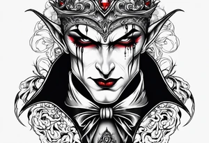 Vampire forearm tattoo design tattoo idea | TattoosAI