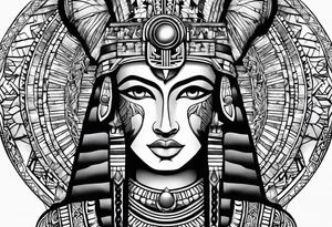 Rá, the god of Egypt tattoo idea | TattoosAI