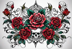 Neo traditional blood magic tattoo idea | TattoosAI