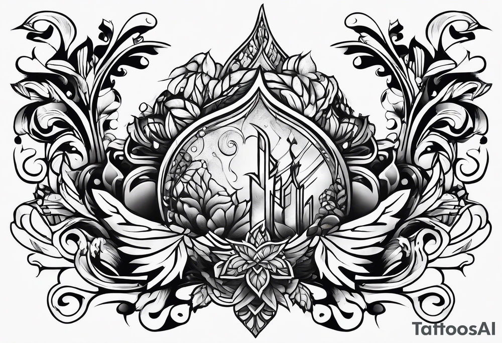 Protein tattoo idea | TattoosAI