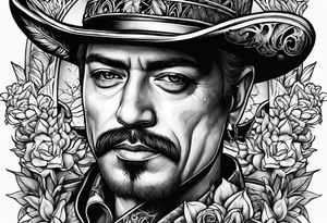 Drug lord tattoo idea | TattoosAI