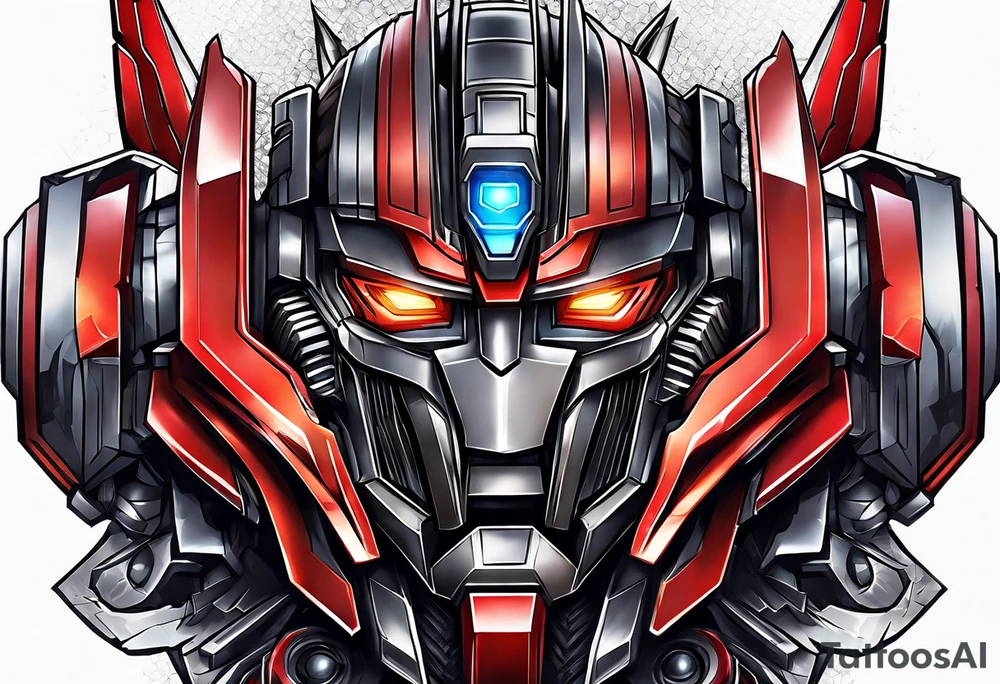 Transformers tattoo idea | TattoosAI
