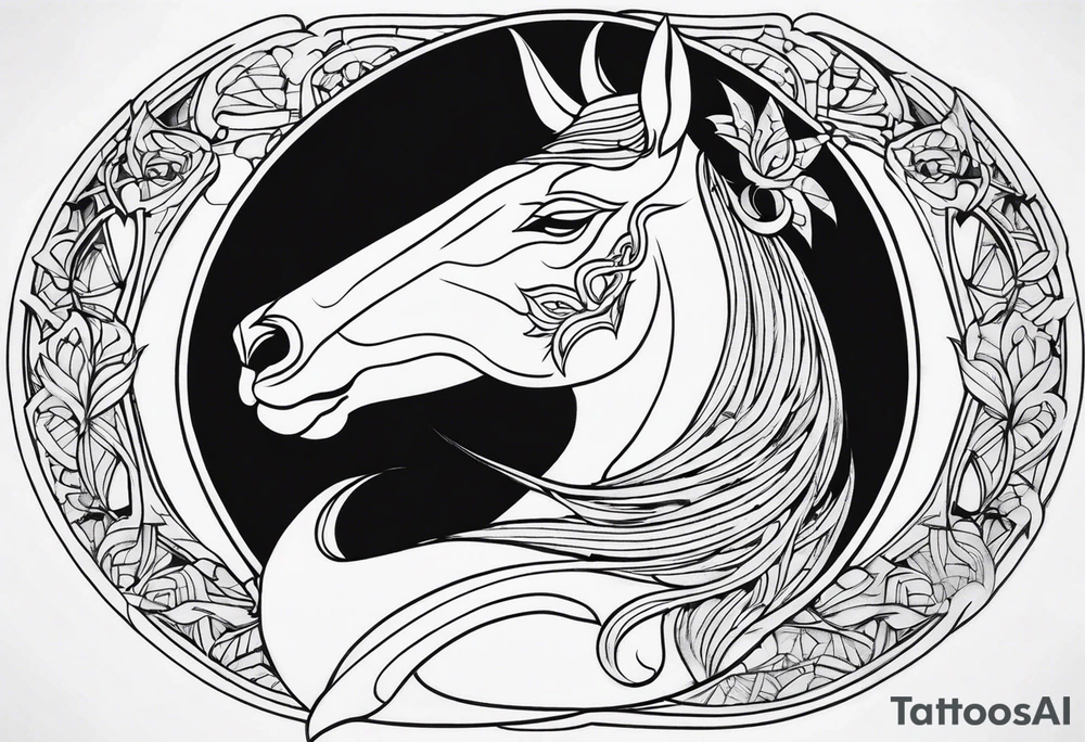 Western butt cheek tattoo for men tattoo idea | TattoosAI