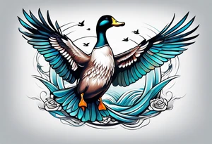 Duck Tattoo Ideas | TattoosAI