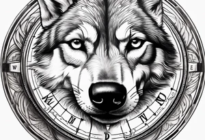 Wolf Tattoo Ideas | TattoosAI
