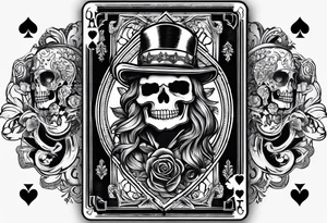 Card Tattoo Ideas | TattoosAI