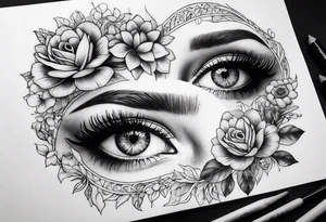 Pupils Tattoo Ideas | TattoosAI