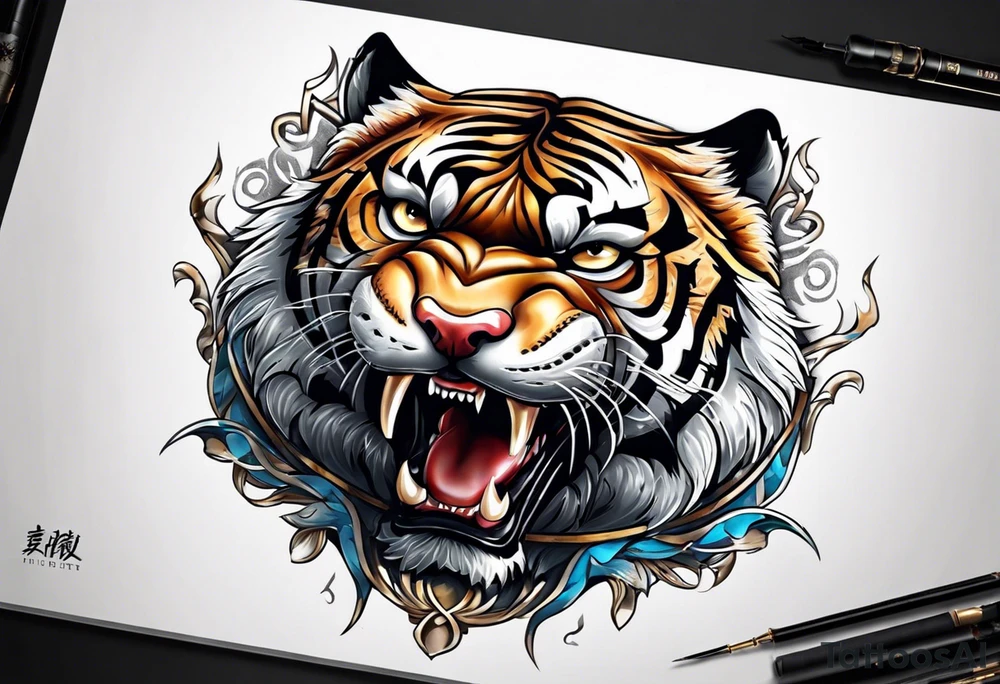 Tyger, infantery, soldier tattoo idea | TattoosAI