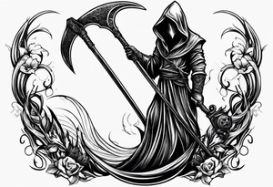 Reaper Tattoo Ideas | TattoosAI