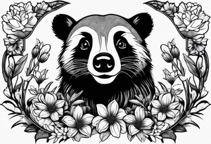Honey Mc.Badgers tattoo idea | TattoosAI