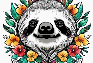 Sloth Tattoo Ideas | TattoosAI