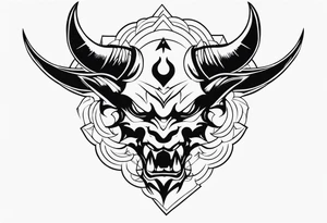 Demon forearm tattoo idea | TattoosAI