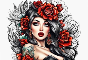 Pinup Tattoo Ideas | TattoosAI
