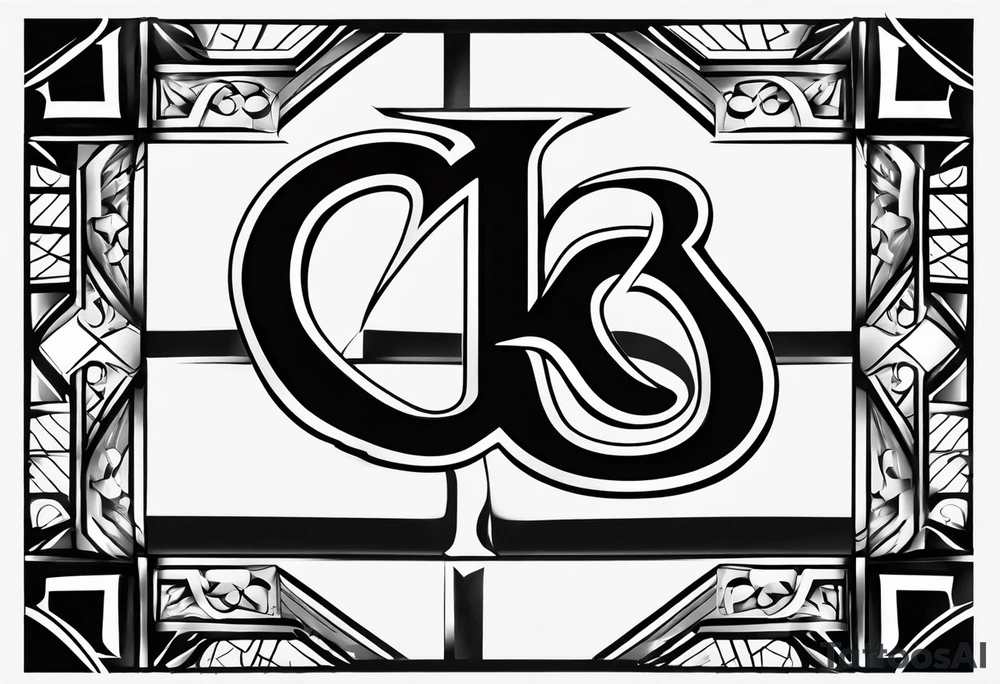 Scrabble tile with the letter R and number 14 tattoo idea | TattoosAI