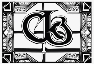 Scrabble tile with the letter R and number 14 tattoo idea | TattoosAI