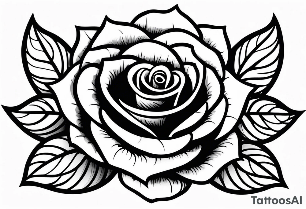 Create a hand tattoo design of a rose with the year 1990 on it. tattoo ...