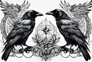 Crows Tattoo Ideas | TattoosAI