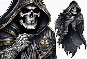 Reaper Tattoo Ideas | TattoosAI