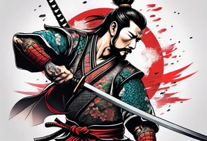 Samurai Tattoo Ideas | TattoosAI