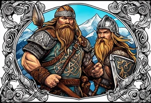 Valhalla Tattoo Ideas | TattoosAI