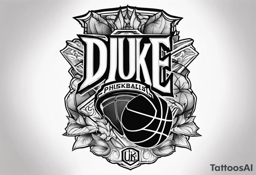 Duke men’s basketball tattoo idea | TattoosAI