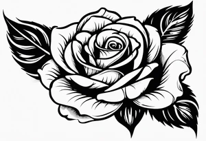 Create a hand tattoo design of a rose with the year 1990 on it. tattoo ...