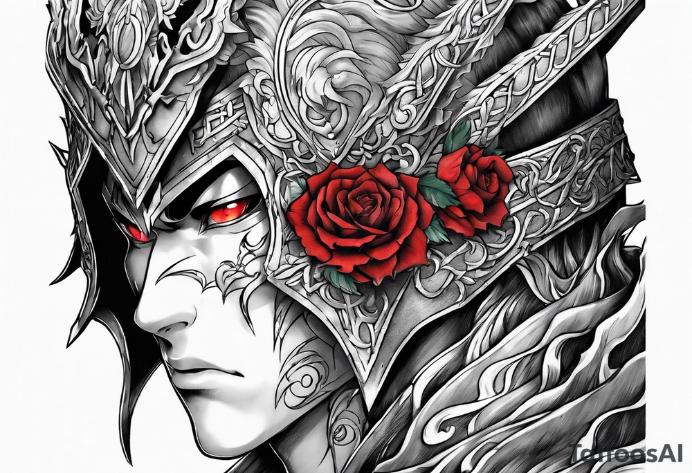 Berserk anime cursed mark tattoo idea | TattoosAI
