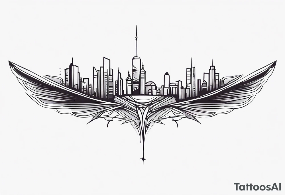 Horizontal spine tattoo tattoo idea | TattoosAI