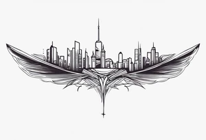 Horizontal spine tattoo tattoo idea | TattoosAI