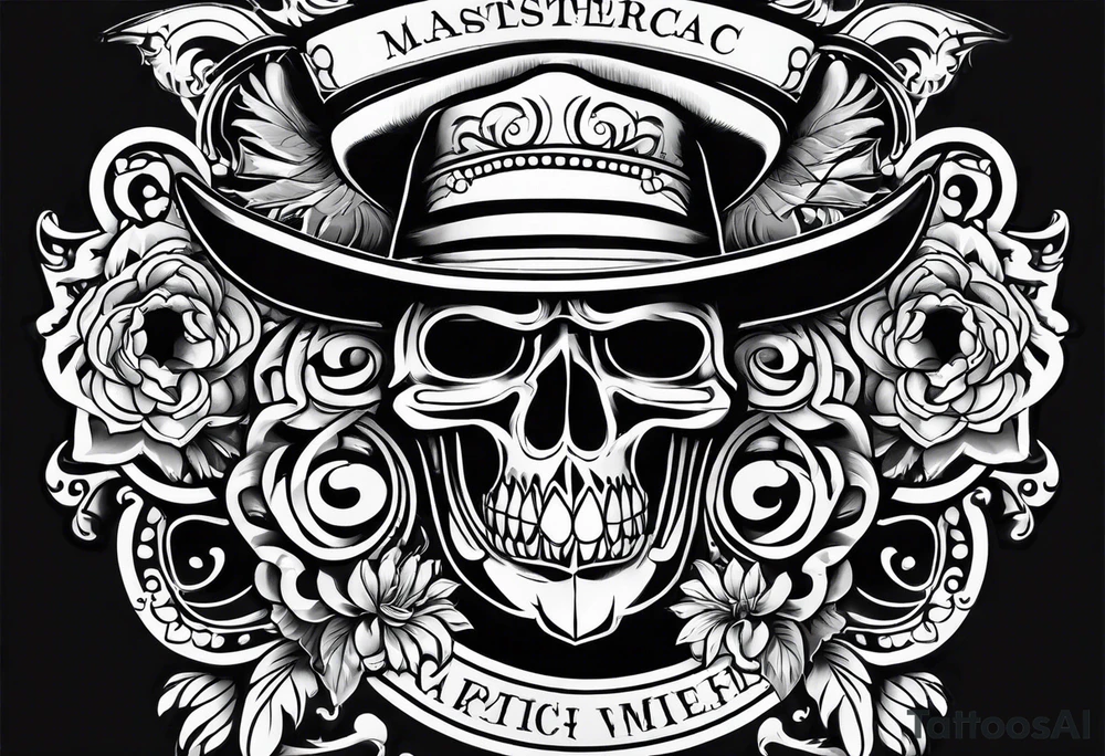 Gangsta mexican style tattoo for chest tattoo idea | TattoosAI