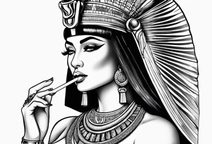 Cleopatra Tattoo Ideas | TattoosAI