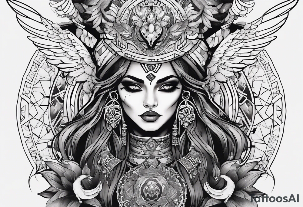 Kali ma, alien goddess, valkrye, aries, pirate, divine feminine, zenza ...