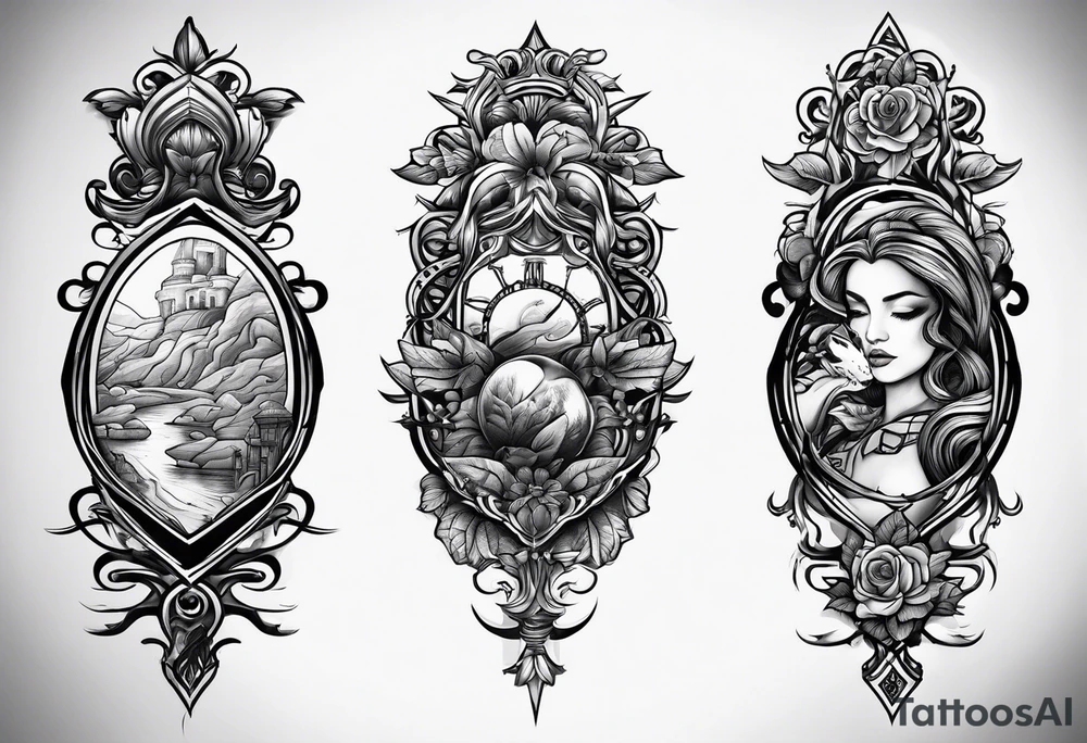 Surviving near death experience tattoo idea | TattoosAI