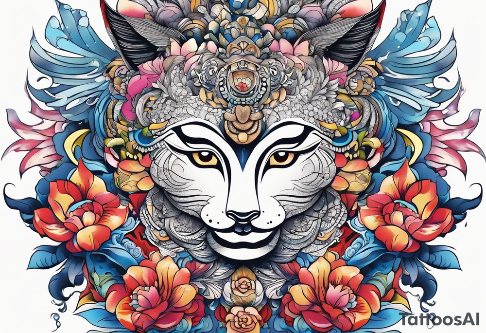 Inosuke hashibira tattoo idea | TattoosAI