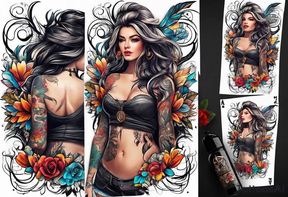 Imagination rules the world tattoo idea | TattoosAI