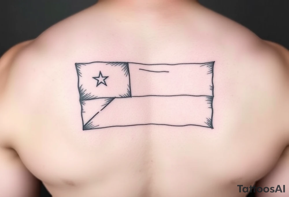 Palau flag tattoo idea | TattoosAI